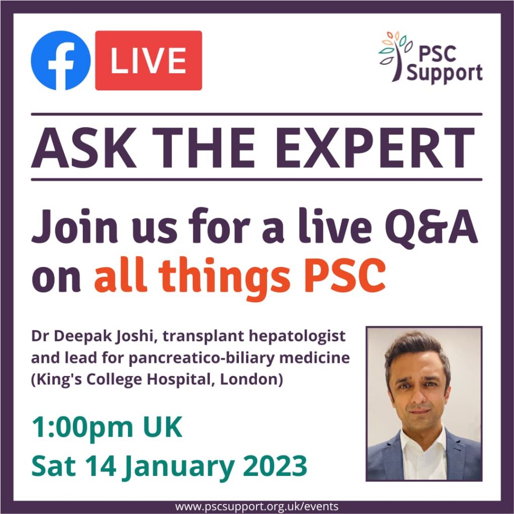 Ask the Expert Live Q&A with Dr Deepak Joshi 14 January 2023 – PSC Support